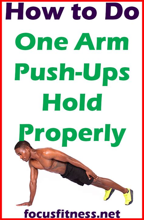 Master The One Arm Push Up A Guide To Form Technique And Benefits