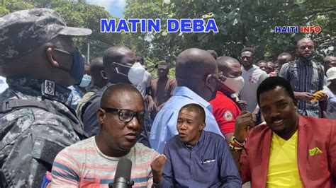 Matin Debat Avec Louco Desir Ses Invites 30 08 2021 Gwo Nouvel Cho