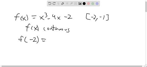 solved use the intermediate value theorem to verify that f x has a zero in the given interval