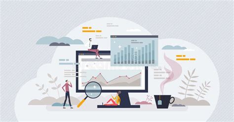 Data Analytics With Business Information Chart Monitoring Tiny Person