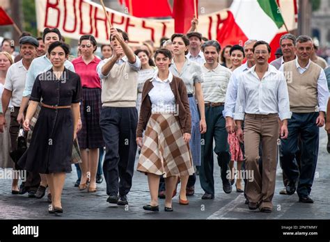 Rome Italy 08th Oct 2022 Actors In Action During The Shooting The