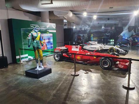 Exposição no Parque do Ibirapuera comemora os 50 anos da Fórmula 1 no