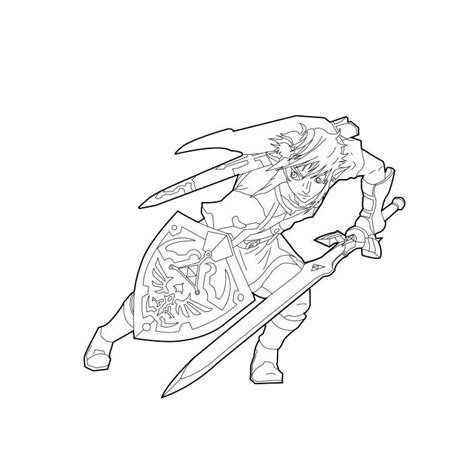 Coloriage Zelda en ligne à imprimer avec Tête à modeler