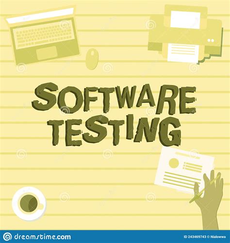 Hand Writing Sign Software Testing Business Overview Investigation