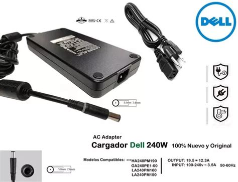 Cargador Original Dell 240w Alienware Precision Y Latitude Envío gratis