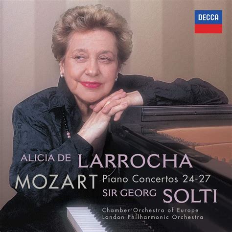 W A Mozart Piano Concertos Nos Alicia De Larrocha