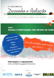 REGISTROS CGU lança 6ª Concurso de Desenho e Redação