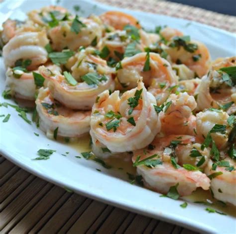 La Recette de Crevettes à l ail simples Recettes de Cuisine Faciles