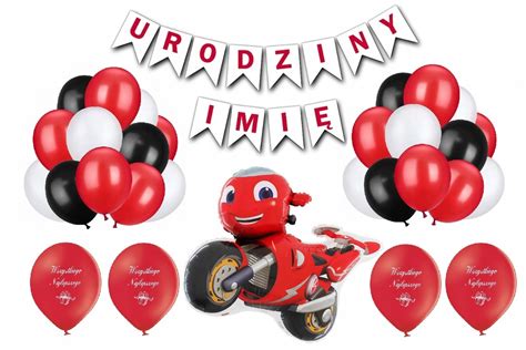 Zestaw Dekoracje Balony Ricky Zoom Urodziny Imię 13893588426 Allegro pl