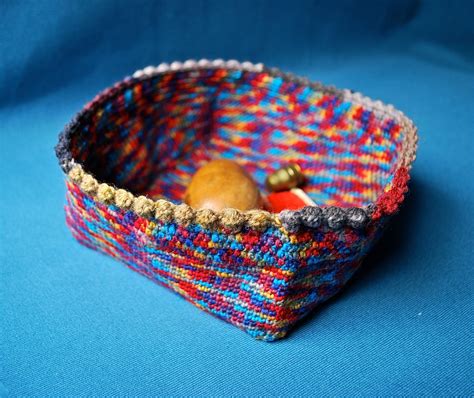 Paniers Carr S Au Crochet Avec Tuto Les Jours D H L Ne