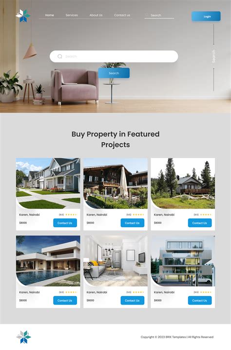 Real Estate Website UI Design On Behance