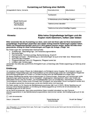 Ausfüllbar Online domap Kurz Antrag auf Beihilfe bdomapbde Fax Email