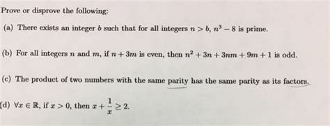 solved there exists an integer b such that for all integers