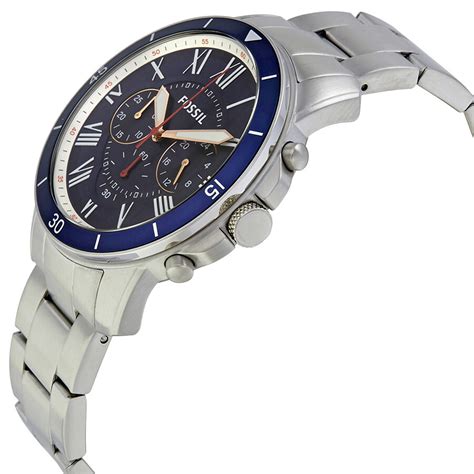 Fossil Grant Sport Blue Dial Men S Chronograph Watch FS5238 Grant