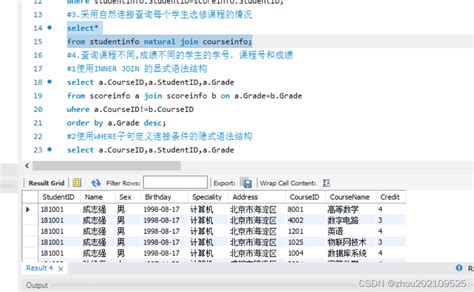 【sql p122】 使用inner join的显式语法结构和使用where子句定义连接条件的隐式语法结构有 csdn博客