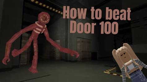 How To Beat DOOR 100 In Roblox Doors YouTube