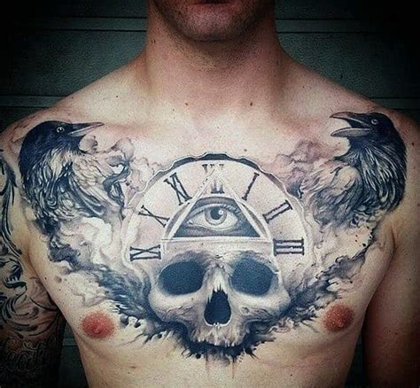Share More Than Gothic Chest Tattoos Super Hot In Cdgdbentre