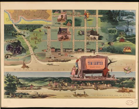 Here Took Place The Adventures Of Tom Sawyer From The Book By Mark