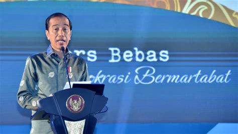 5 Poin Pidato Jokowi Di Acara Puncak Hari Pers Nasional 2023 Di Medan
