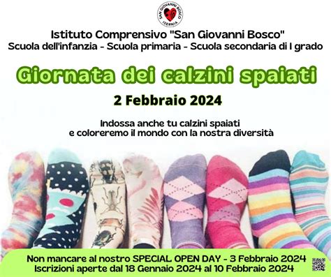 Giornata Dei Calzini Spaiati Febbraio Istituto Comprensivo