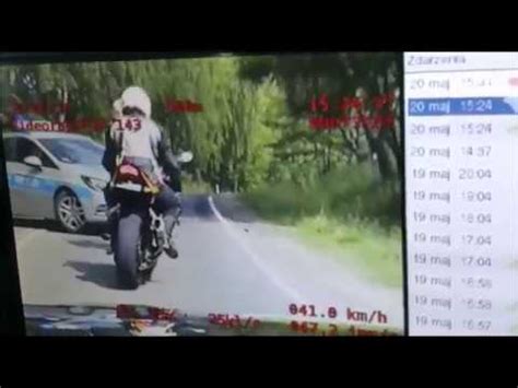 Szalona ucieczka motocyklisty DW977 odcinek Tarnów Tuchów YouTube