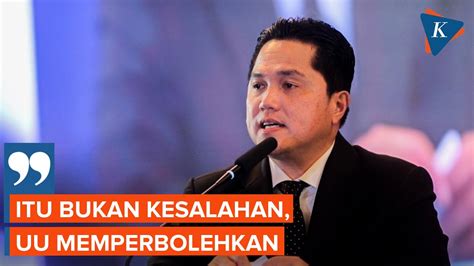 Soal Isu Rangkap Jabatan Pejabat Kemenkeu Di BUMN Erick Thohir Buka