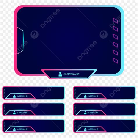 Twitch Stream Panels Vector Hd PNG Images Twitch Stream Panel Design