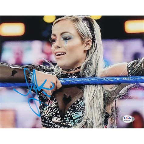 Liv Morgan Signed WWE 8x10 Photo PSA Pristine Auction