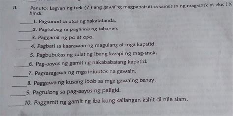 Pagsunod Sa Utos Ng Nakatatanda Pagtulong Sa Paglilinis Ng 183280 The