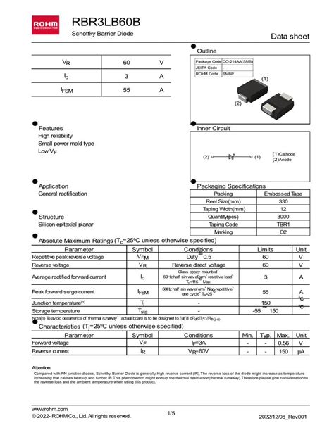 Rohm Semiconductor Semiconductors Datasheets Mouser