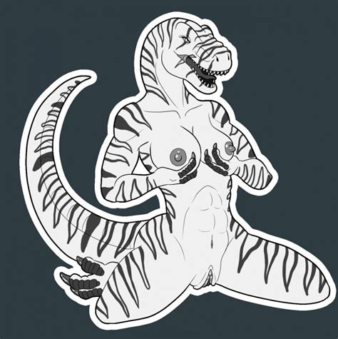 Rule 34 2018 Altairxxx Anthro Breasts Claws Dinosaur Female Nipples Nude Pussy Scalie Solo
