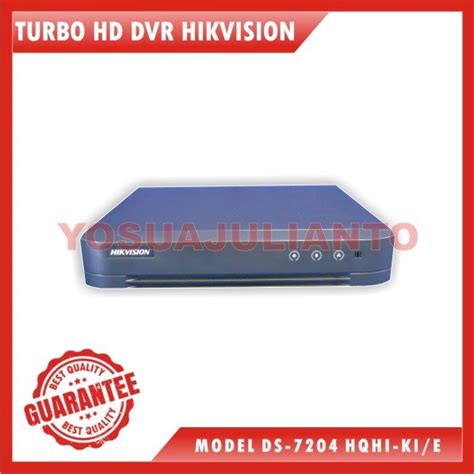 Jual Hikvision Turbo Hd Dvr Cctv Channel Ds Hqhi K E Full Hd