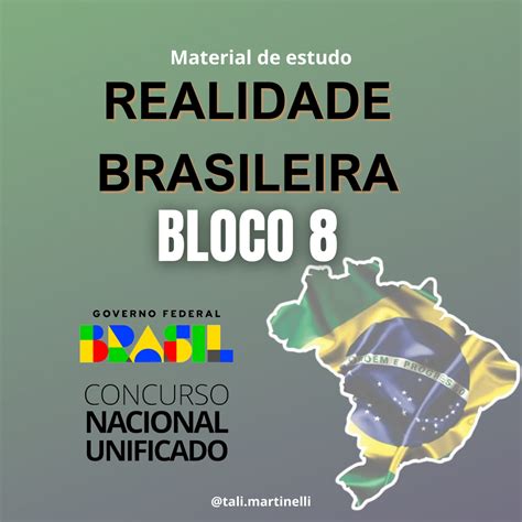 Realidade Brasileira CNU BLOCO 8 Talita Martinelli Hotmart