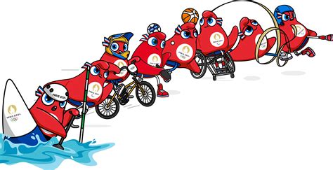 Cyclisme Jo Paris Les Phryges Et Mascottes De Paris Images