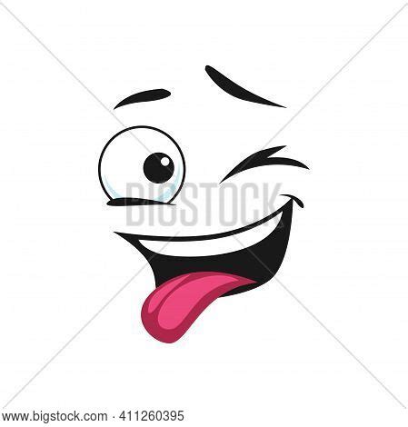 Smiley Face With Tongue Sticking Out Text