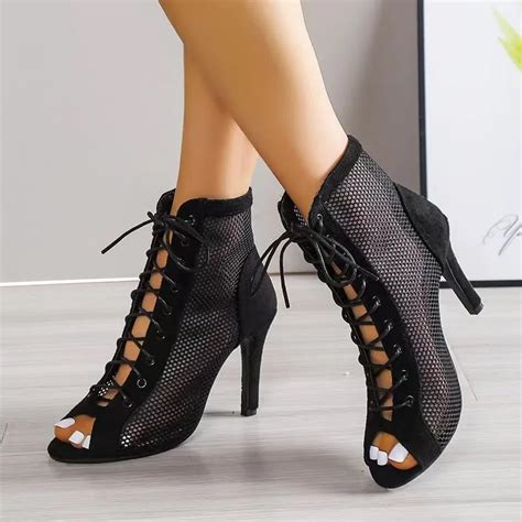 Letnie Nowe Lalki Damskie Wysokie Buty Do Ta Ca Salsa Balowa Tango