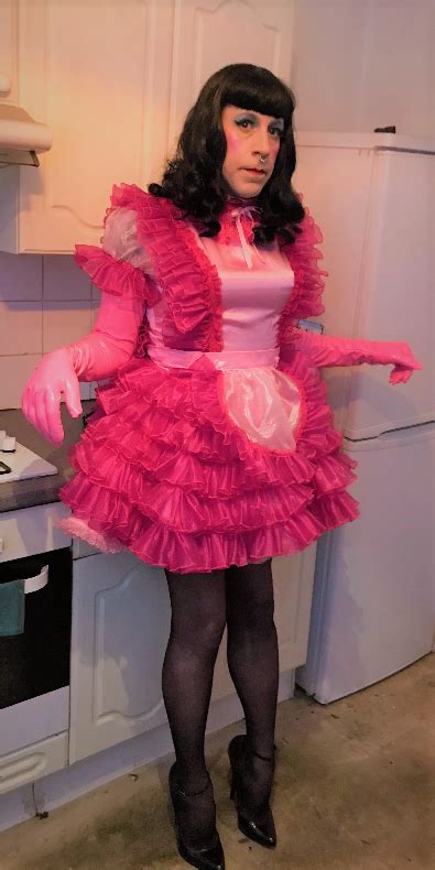 Sissy Stiletto On Twitter Sissy Pink No Brains To Think Dress From