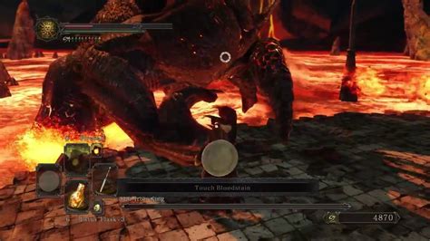 Dark Souls Old Iron King Fight Youtube