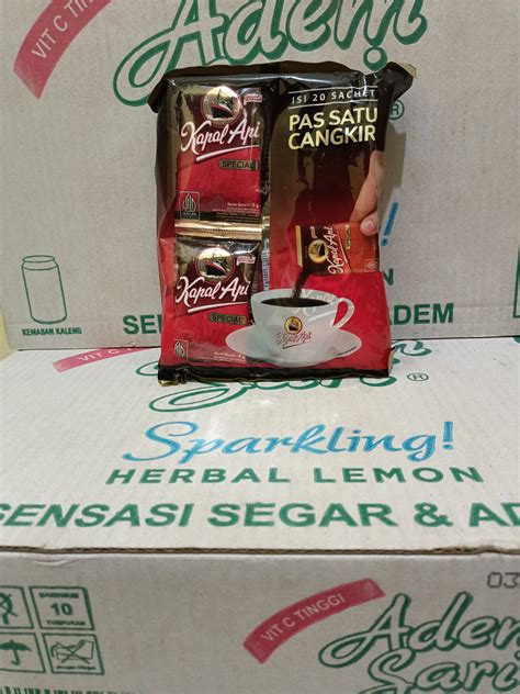 Paket Kopi Kapal Api 20 Bungkus KAPAL API Special 1 Bag 20 X 6 Gr