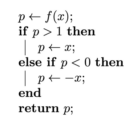 Write An If Elseif Block With Algorithm2e Without The Final Else TeX