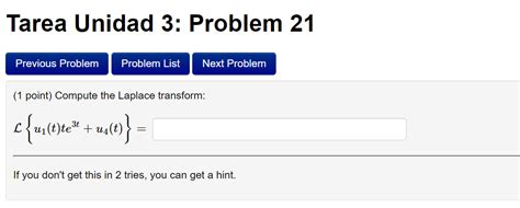 solved tarea unidad 3 problem 21 previous problem problem