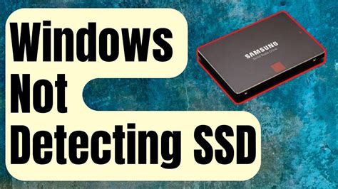 How To Fix Windows Not Detecting SSD SSD Not Working Updated 2024