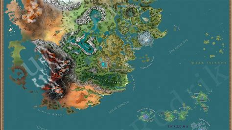 Genshin Impact The Incomplete Map Of Teyvat Youtube