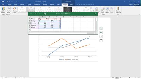 Graphs On Microsoft Word