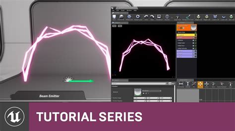 intro to cascade creating a beam emitter 07 v4 2 tutorial series unreal engine youtube