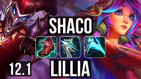 SHACO Vs LILLIA JNG 5 6M Mastery 10 Solo Kills 18 2 3 600 Games