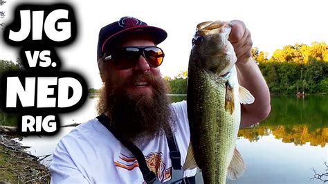 BASS JIG Vs NED RIG Hot Summer Bass Fishing Rigs That Catch Fish