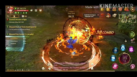 World Of Dragon Nest Saleana All Ex Skills Except Ultimate Youtube