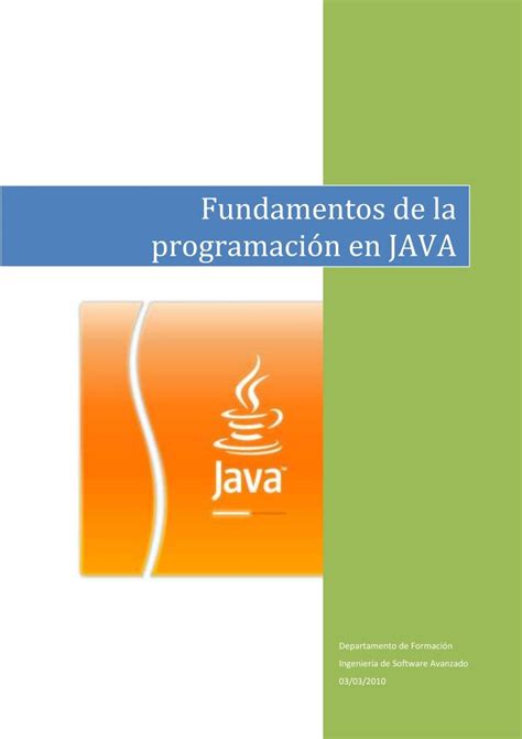 pdf de programación fundamentos de la programación en java