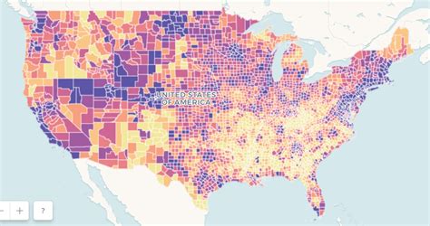 See Map Of All U S Counties By Median Household Income Mlive
